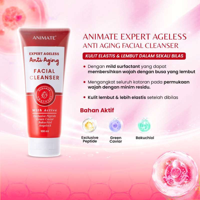 Jual Animate Expert Ageless Anti Aging Series 5in1 Di Seller Animate ...