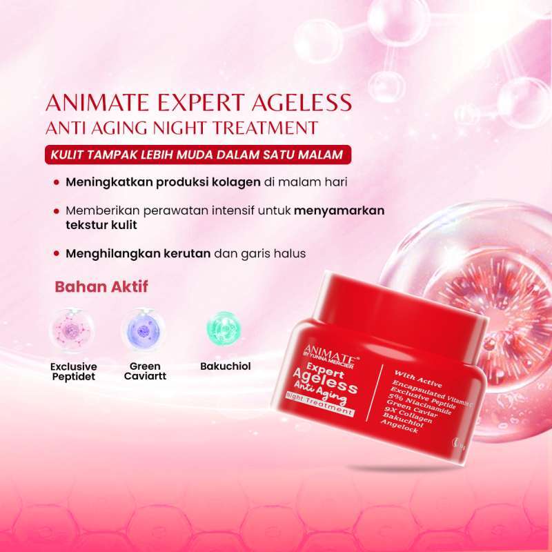Jual Animate Expert Ageless Anti Aging Series 5in1 Di Seller Animate ...