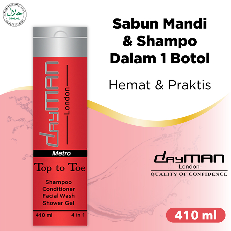 Jual Sabun Mandi Cair Dan Shampoo Dayman Top To Toe Metro 410 Ml Di ...