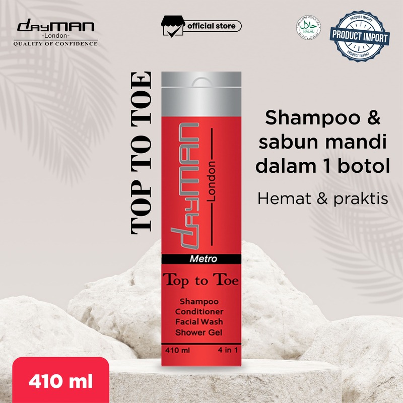 Jual Sabun Mandi Cair Dan Shampoo Dayman Top To Toe Metro 410 Ml Di ...