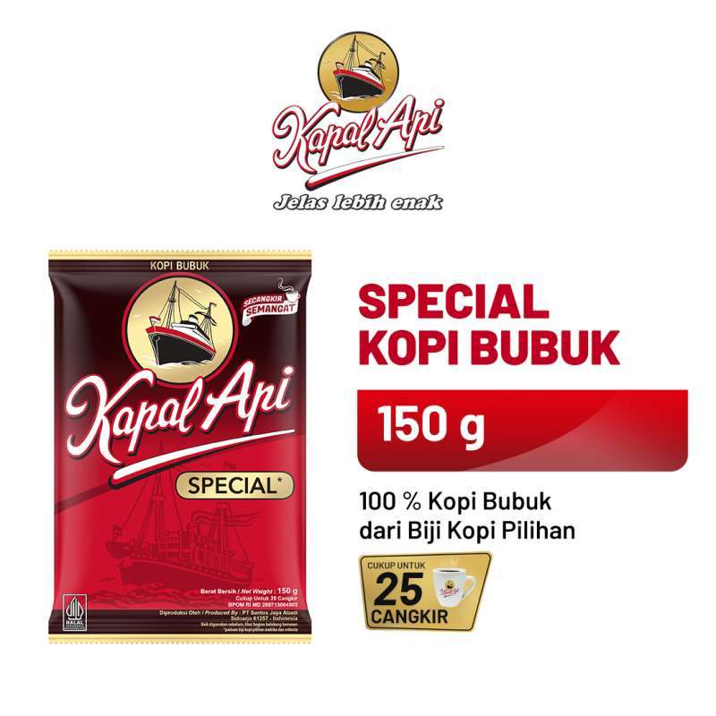 Jual Kapal Api Special Merah 150 Gr Di Seller Kapal Api Official Store - Warehouse Sirclo - Kota ...