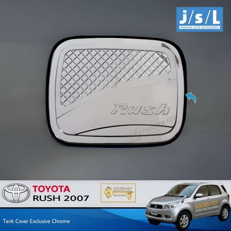 Jual Jsl Tank Cover Rush 2007 Tutup Tangki Bensin Exclusive Chrome Di ...