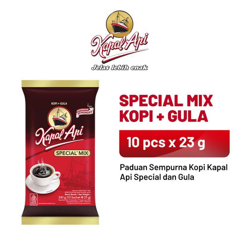 Jual Kapal Api Special Mix 1 Pack (10 X 23 Gr) Di Seller Kapal Api ...