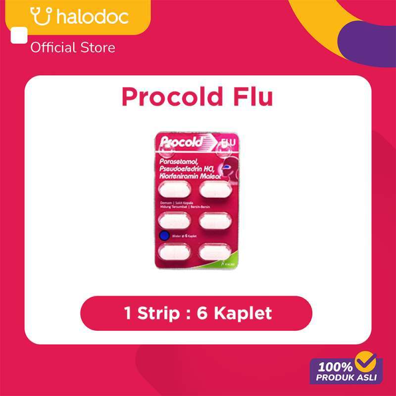Jual Procold Flu 6 Kaplet Di Seller Halodoc Official Store - Apotik ...