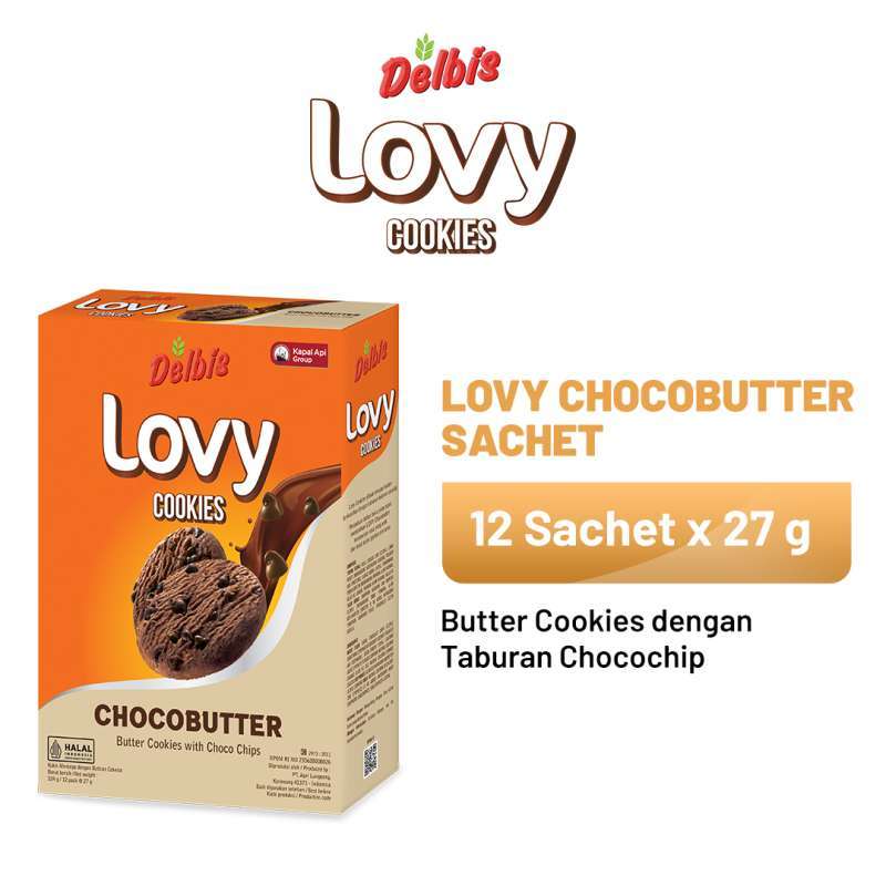 Promo Lovy Cookies Chocobutter Dus (12 Sachet X 27 Gr) Diskon 15% Di ...
