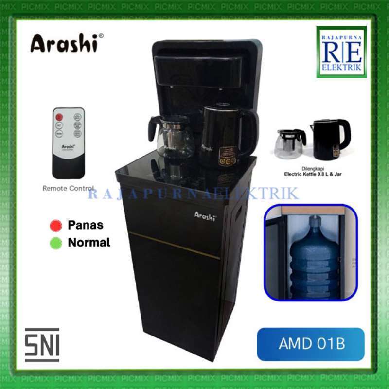Jual Arashi Dispenser Air Galon Bawah Multifungsi Arashi Amd 01b / 02bc ...