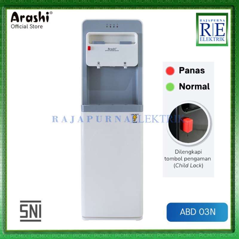Jual Arashi Dispenser Air Galon Bawah Multifungsi Arashi Amd 01b / 02bc ...