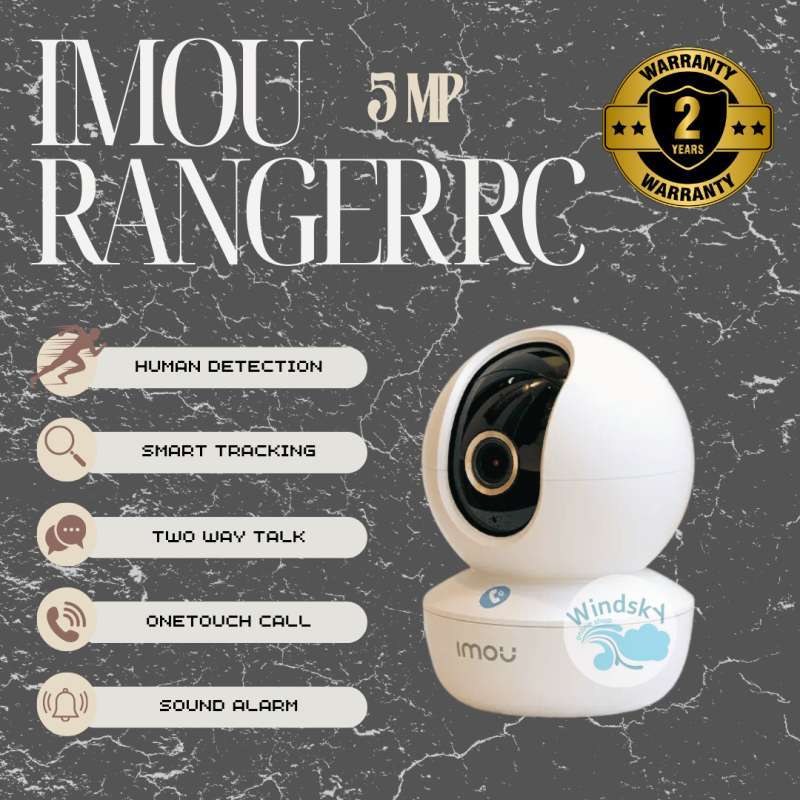 Jual Imou Ranger Rc 5mp One Touch Call Wi-fi Camera Indoor Smart ...