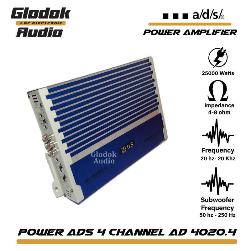 Jual Ads Ad-4020.4 4 Channel Mosfet Power Amplifier Di Seller Glodok ...