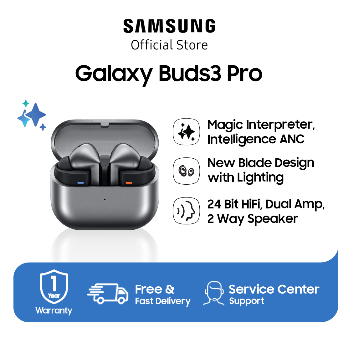Jual Samsung Galaxy Buds3 Pro Bluetooth Earbuds, Adaptive Noise Control ...