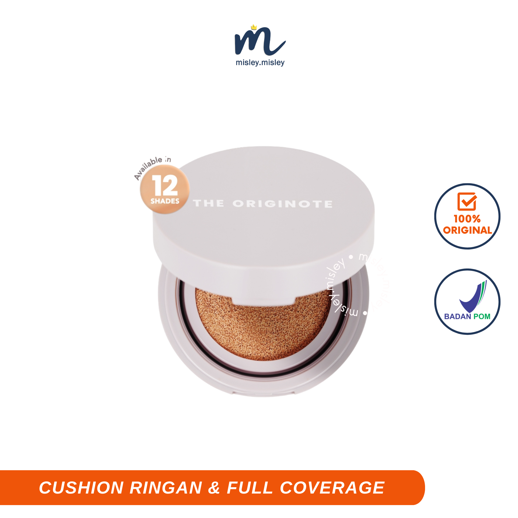 Jual The Originote High Cover Serum Cushion - Base Makeup Tekstur ...