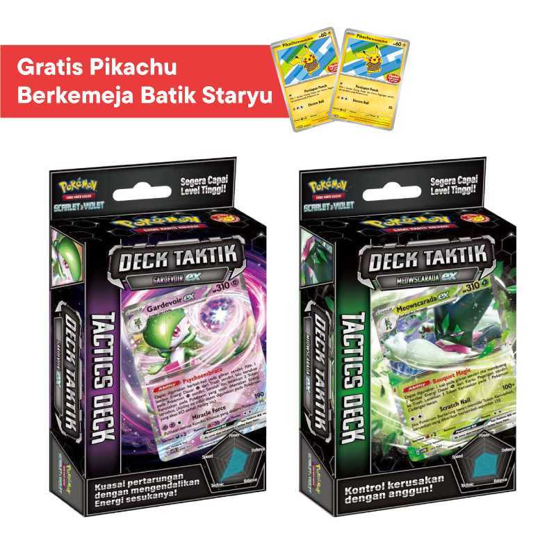Jual Starter Deck Taktik Pokemon Indonesia Gardevoir - Svts + Meowscarada - Svtm Di Seller ...