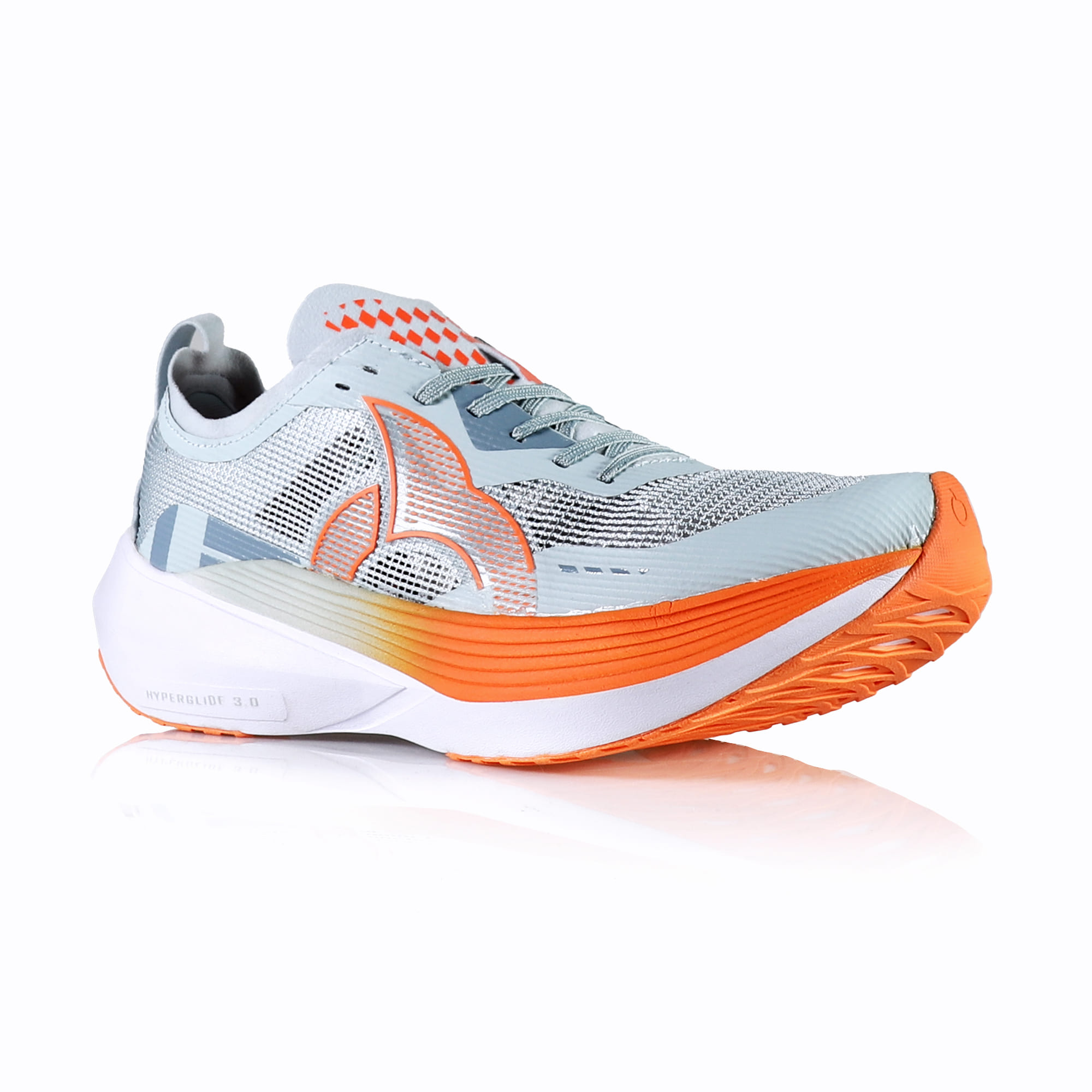Jual Ortuseight Sepatu Running Hyperglide 3.0 Light Grey Ortrange Di ...