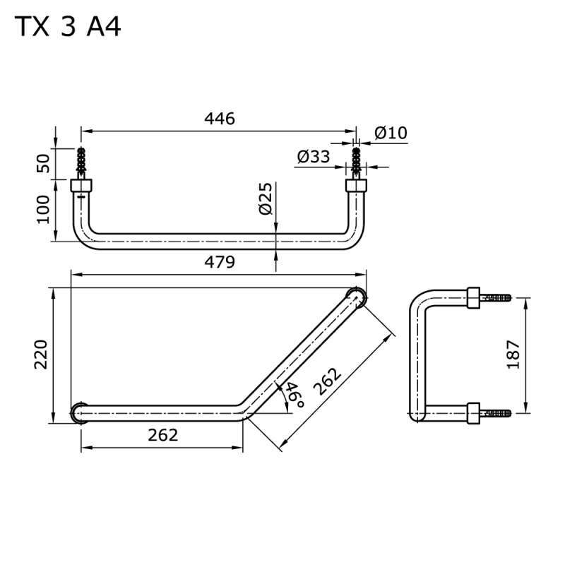 Jual Pegangan Toilet Toto Tx3a4 Angle Grab Bar 45° Di Seller Rumahku X ...