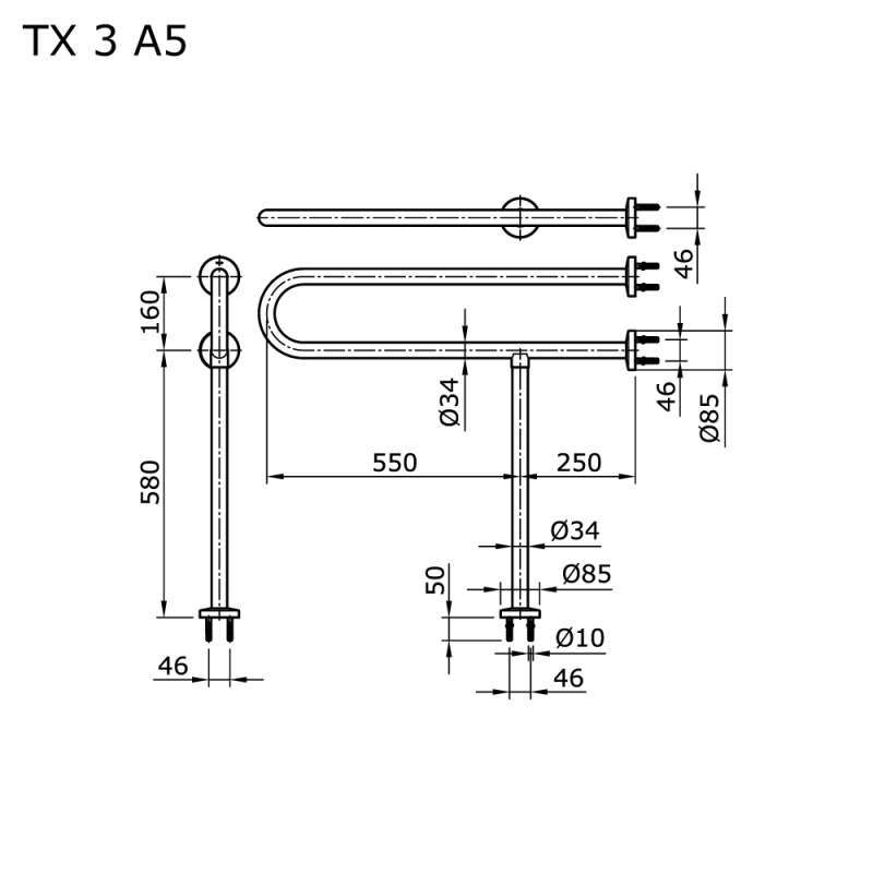 Jual Pegangan Toilet Toto Tx3a5 Grab Bar For Disability Safety Di ...