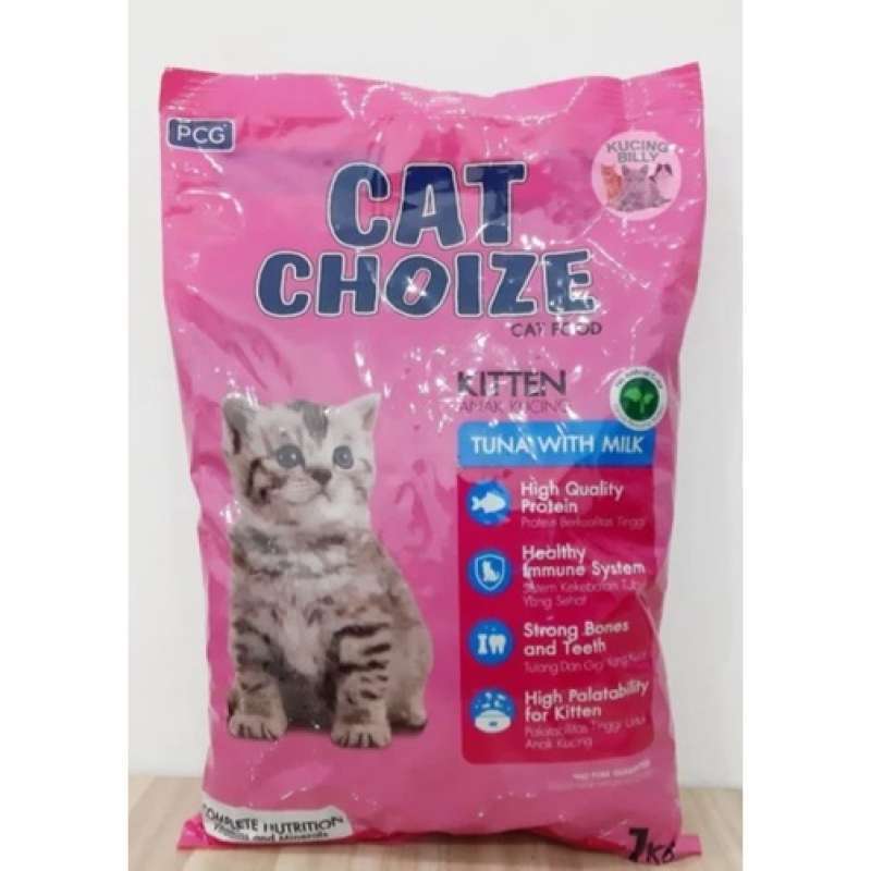 Jual Dry Cat Food Cat Choize Kitten 1 Kg - Makanan Kucing Cat Choise 1 ...