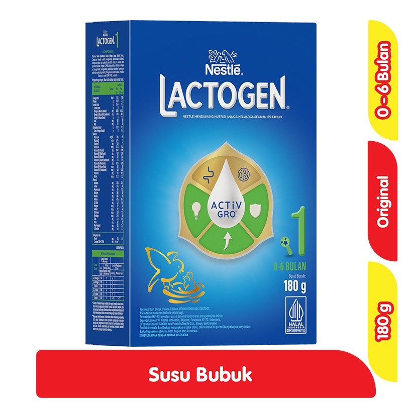 Jual Susu Lactogen 2 180 Gram Termurah - Harga Grosir Terupdate Hari ...