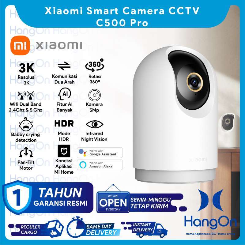 Promo Xiaomi C500 Pro Cctv Smart Camera 5mp Megapixel 3k Hdr Mode ...