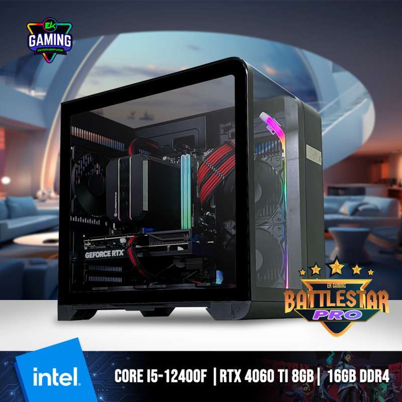 Promo Pc Rakitan Ek Gaming Battlestar Pro - Core I5 Rtx 4060 Ti - Enter ...