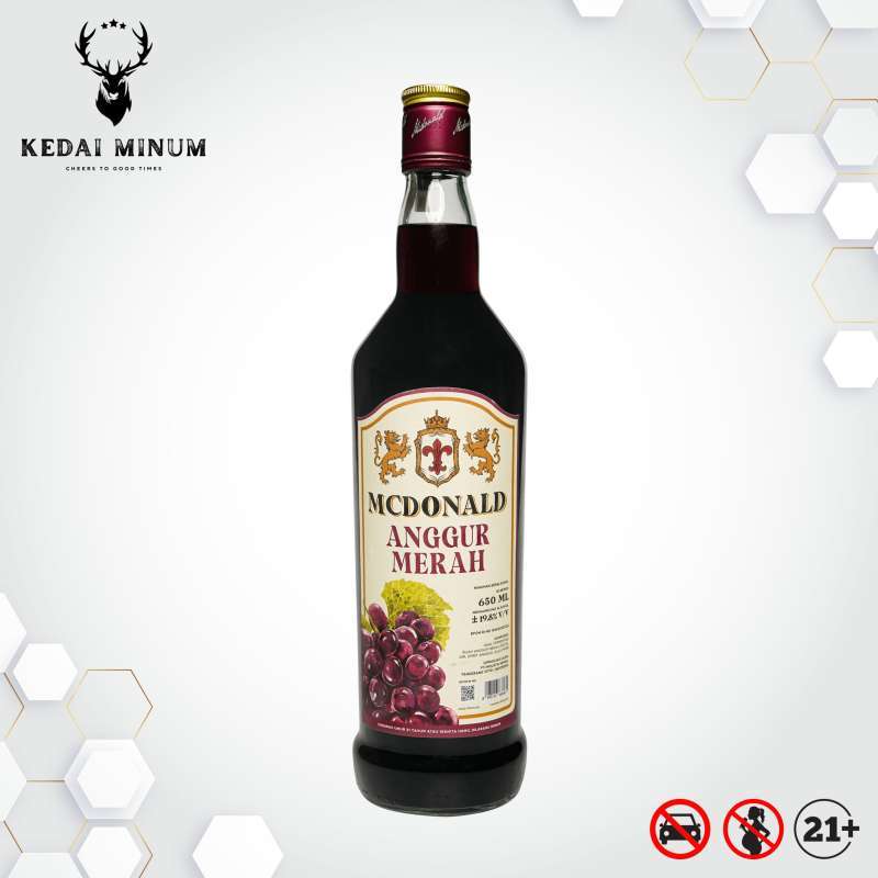 Jual Mcdonald Anggur Merah [650 Ml] Di Seller Kedai Minum - Pekojan ...