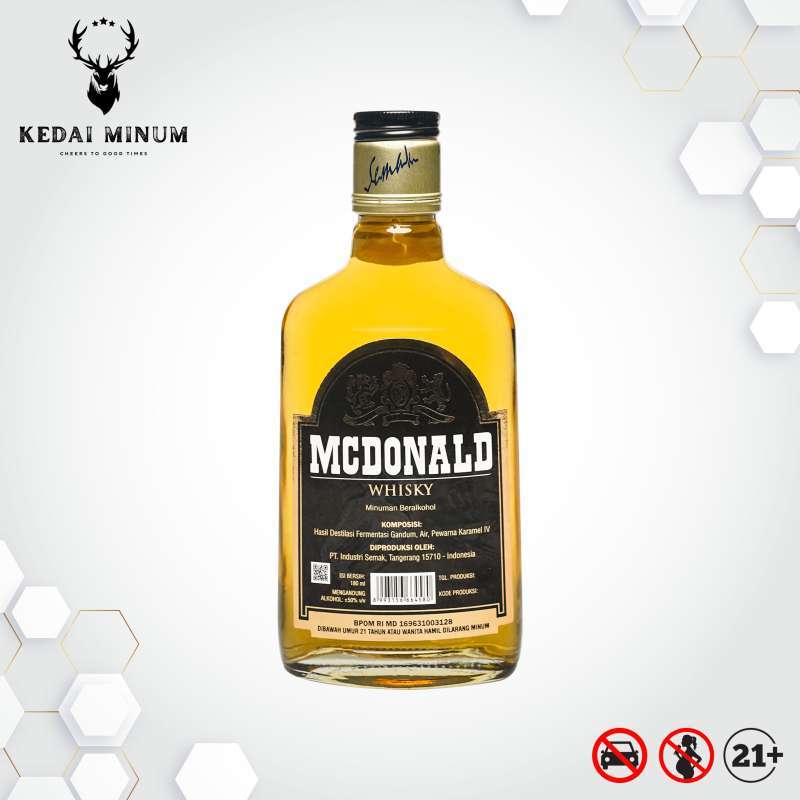 Jual Mcdonald Whisky 180ml Di Seller Kedai Minum - Pekojan, Kota ...