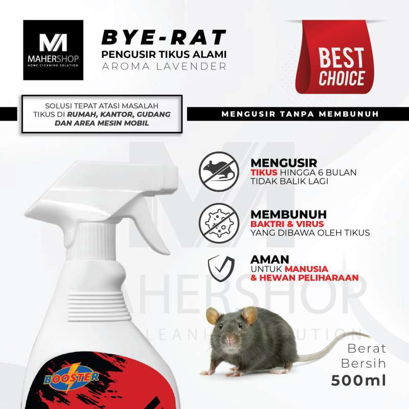 Promo Bye Rat Obat Semprotan Pembasmi Pengusir Tikus Alami Rumah Mobil ...