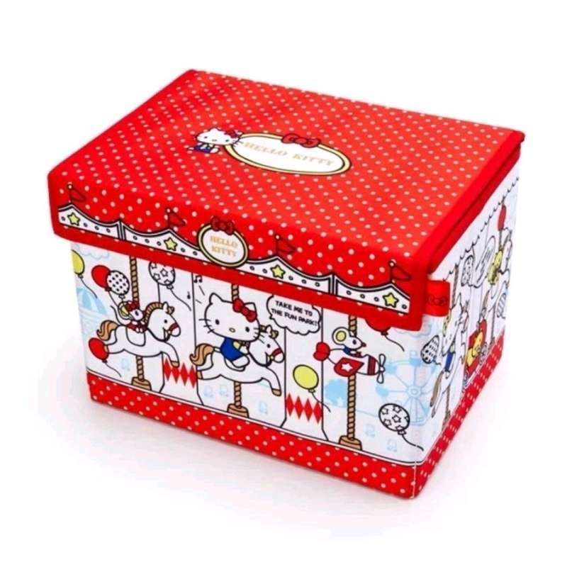 Jual Storage Box Sanrio Dengan Penutup Kawaii Kotak Penyimpanan Tutup ...