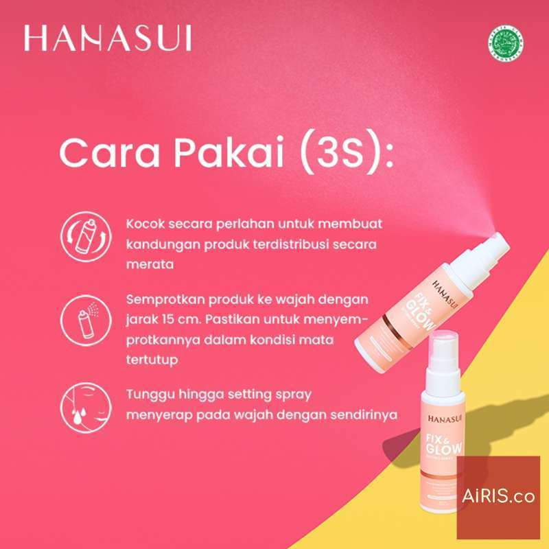 Jual Hanasui Fix & Glow Setting Spray 60ml Di Seller Airis.co ...