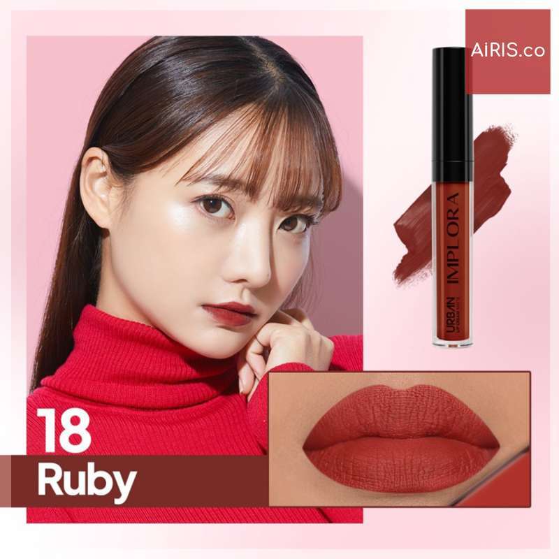 Jual Lipstik Implora Urban Lip Cream Matte - 18. Ruby Di Seller Airis ...