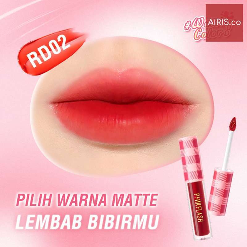 Jual Pinkflash Watercolor Water Ink Airy Matte Lip Tint L15 - L15#rd02 Di Seller Airis.co ...