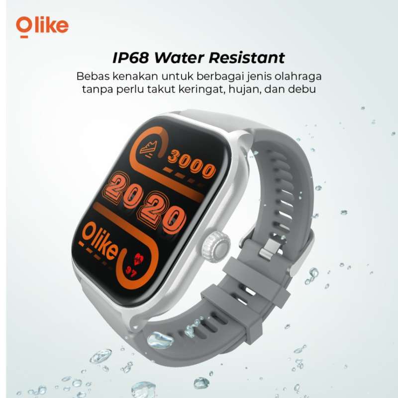 Promo Olike Zenith W15 Smartwatch 2.01 Bluetooth Call Sport Health Ip68 ...