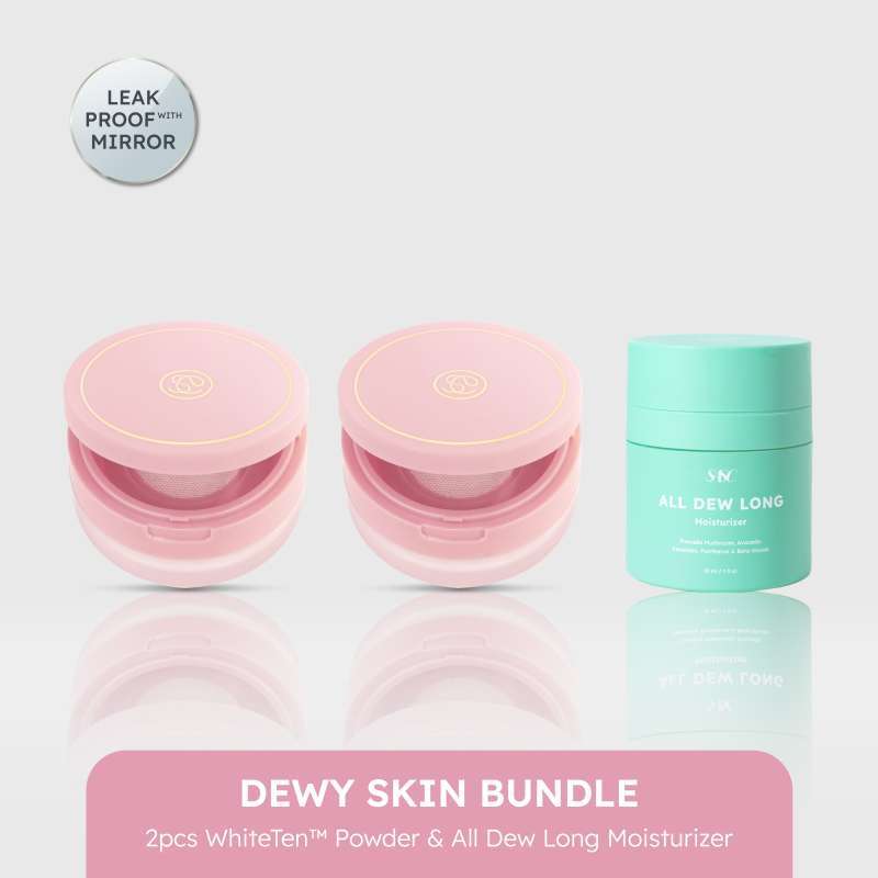 Promo Sasc Dewy Skin Bundle - Whiteten Miracle Flawless Powder 2 Pcs ...
