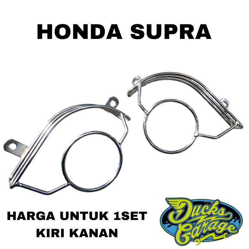 Promo Cover Tutup Besi Ram Rambang Mesin Honda Supra X 100 Old Lama ...