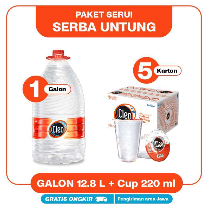 Cleo Botol 1 Liter Gratis Ongkir 🔥 Harga Murah Maret 2025