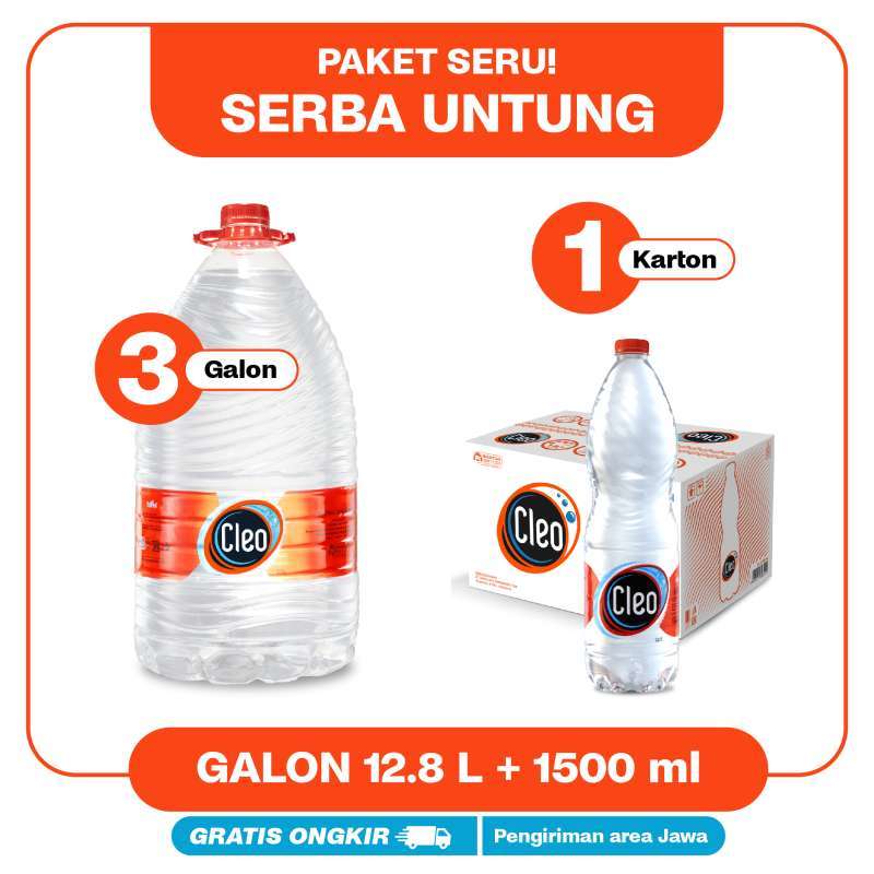 Cleo Botol 1 Liter Gratis Ongkir 🔥 Harga Murah Maret 2025