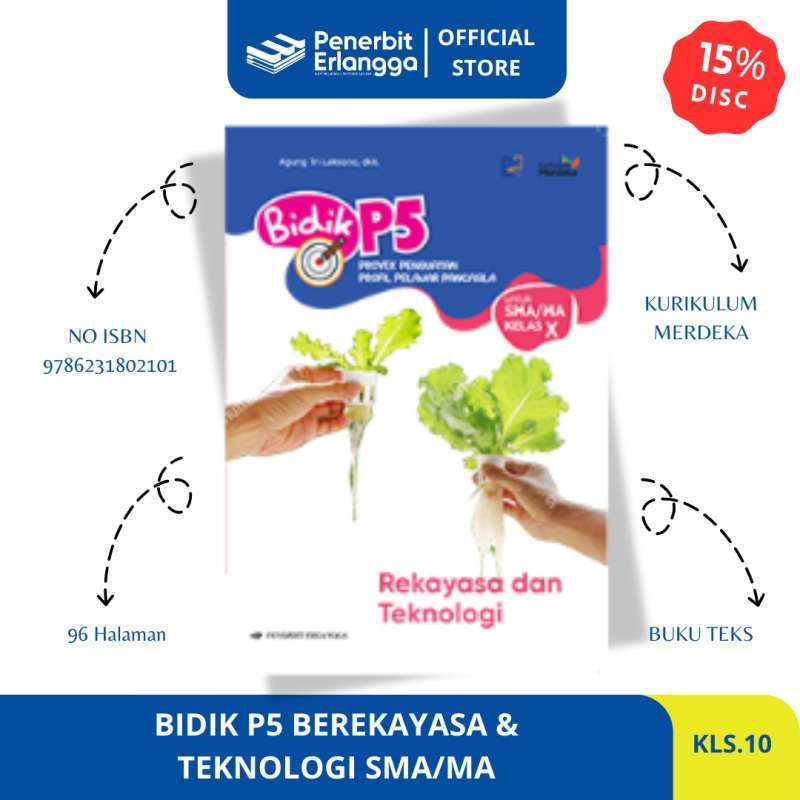 Jual Bidik P5 Berekayasa & Teknologi Sma/ma Kelas 10 Kurikulum Merdeka ...