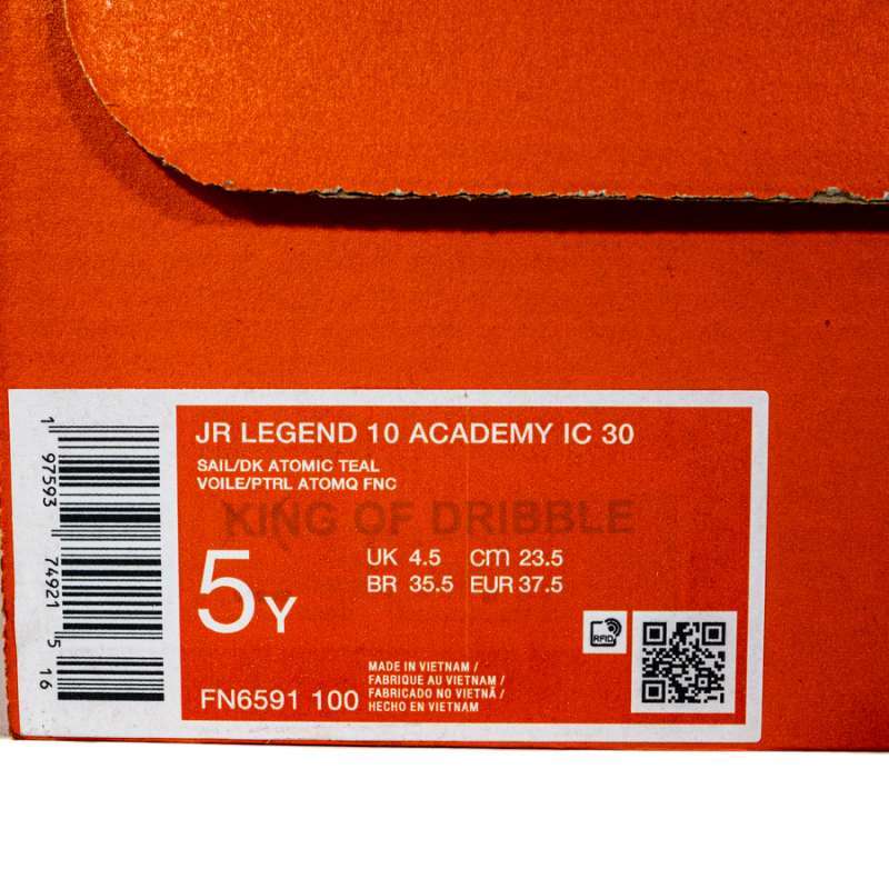 Promo Sepatu Futsal Anak Nike Jr Legend 10 Academy Ic 30 Fn6591-100 Original Bnib - 37.5 Diskon ...