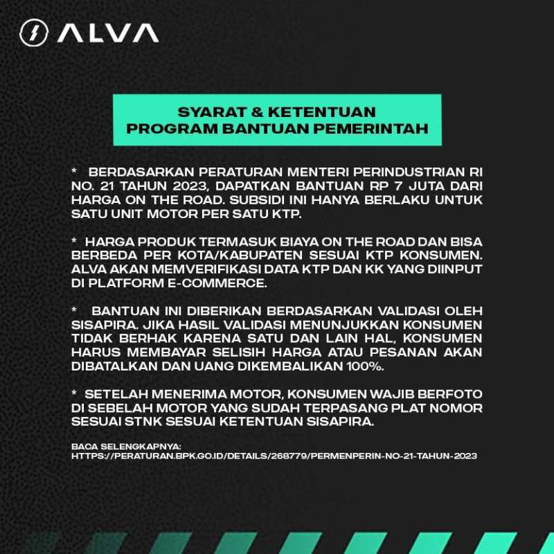 Jual Alva Cervo Sepeda Motor Listrik - 2 Baterai [dengan Bantuan ...
