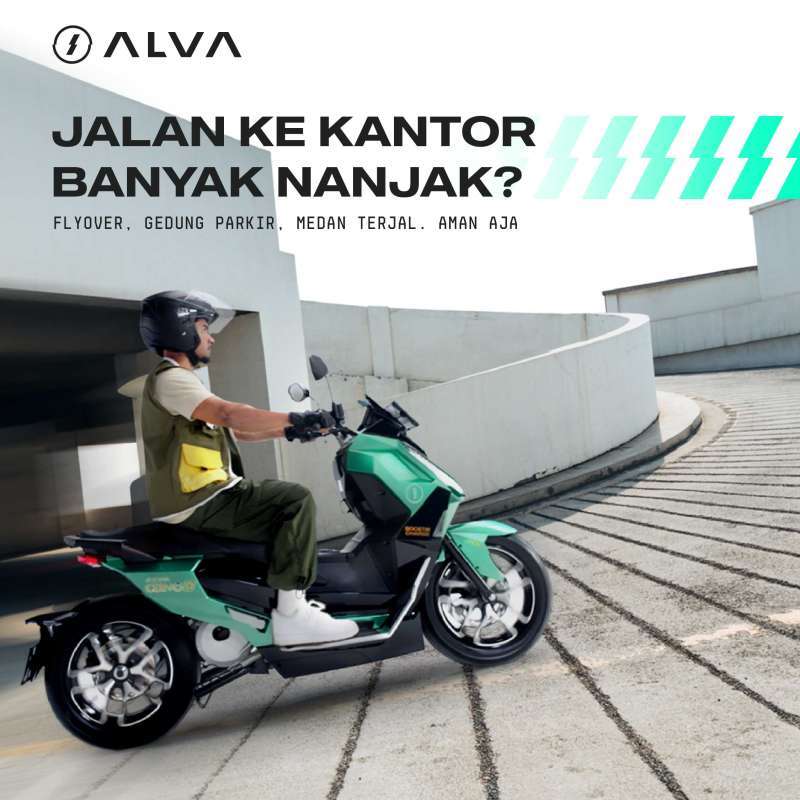 Promo Alva - Alva Cervo Q Sepeda Motor Listrik 2 Baterai Diskon 3% Di ...