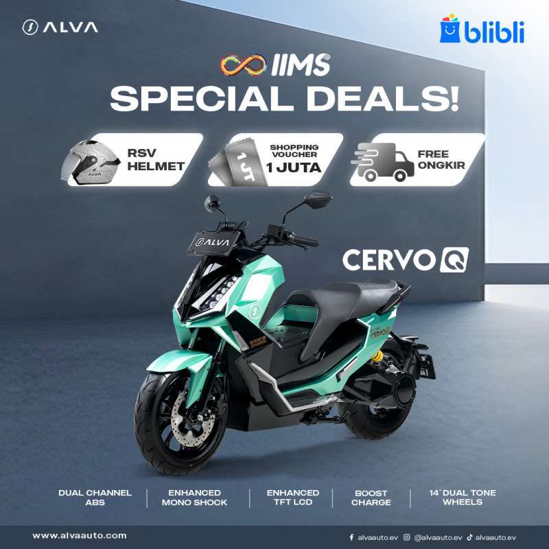 Promo Alva Cervo Q Sepeda Motor Listrik - Bali Viridian Diskon 4% Di ...