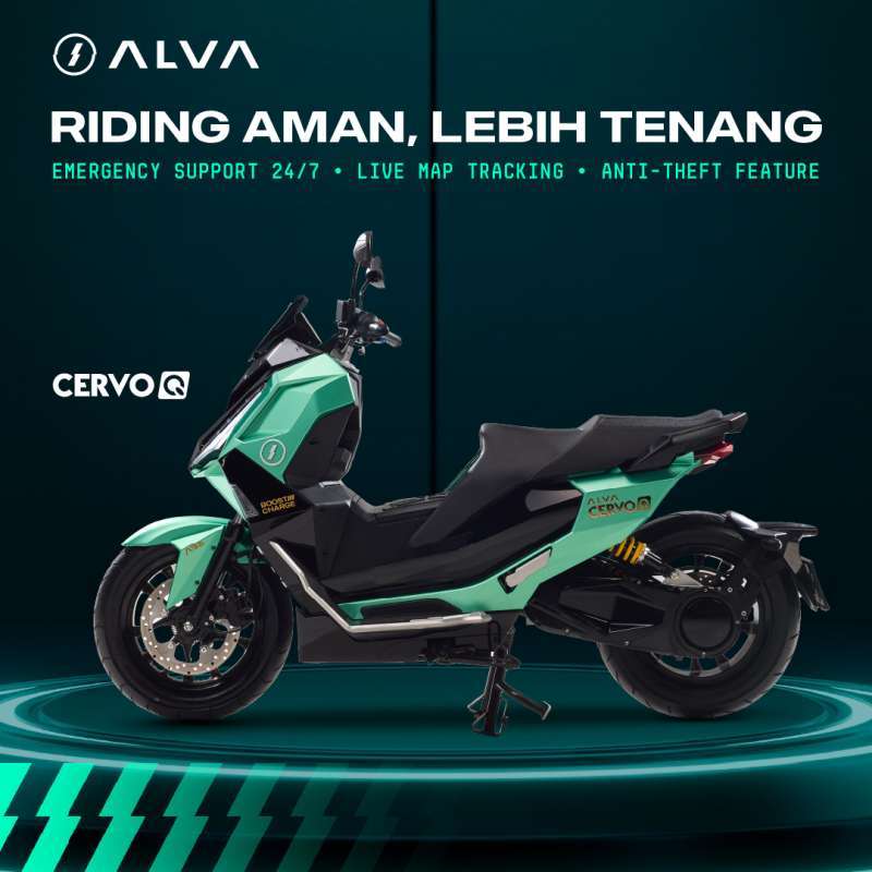 Jual Alva Cervo Q Sepeda Motor Listrik - Viridian Jabodetabek Di Seller Alva Official Store ...