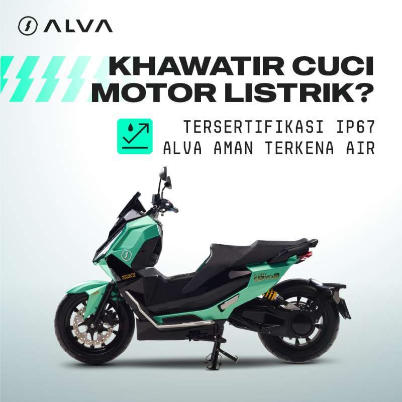 Jual Alva Cervo Q Sepeda Motor Listrik - Viridian Jabodetabek Di Seller ...