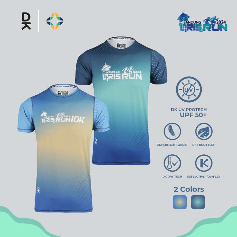 Jual Duraking Jersey Lari Super Light Series - Bandung Qris Run - Blue ...
