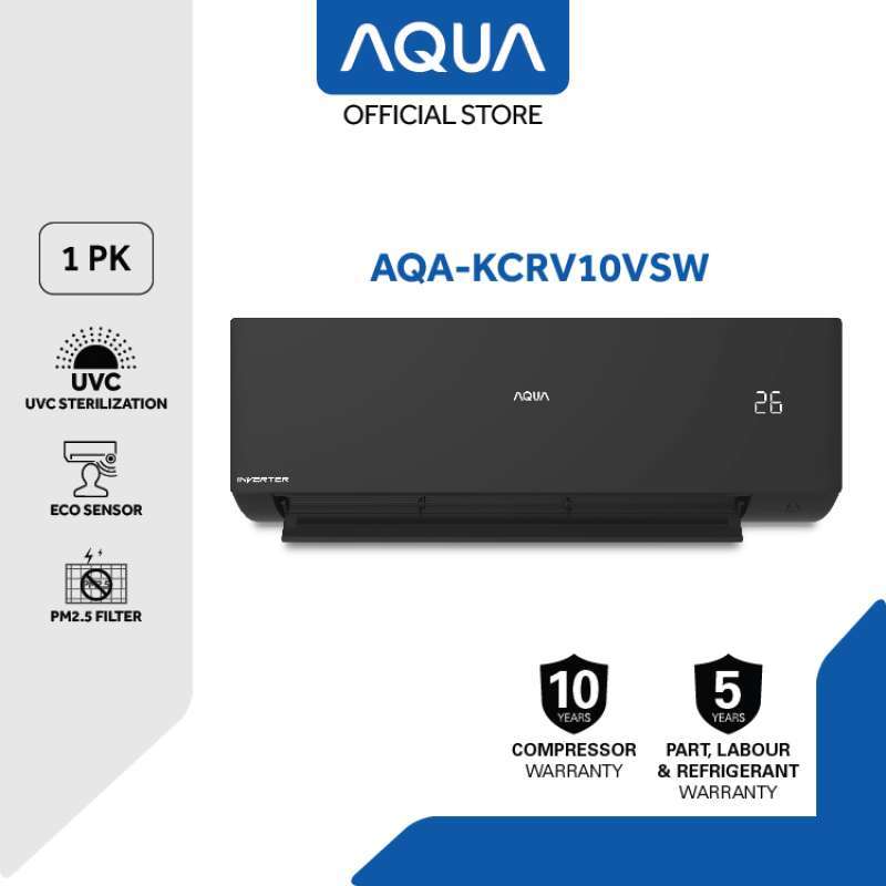 Jual Aqua Elektronik Aqa-kcr10vsw Ac 1 Pk With Uvc Sterillization Di ...