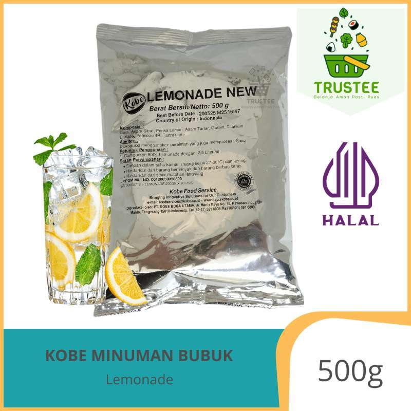 Jual Kobe Tea Bubuk Minuman / Serbuk Teh Halal Rasa Lemon Lychee Mango ...