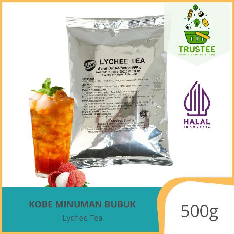 Jual Kobe Tea Bubuk Minuman / Serbuk Teh Halal Rasa Lemon Lychee Mango ...