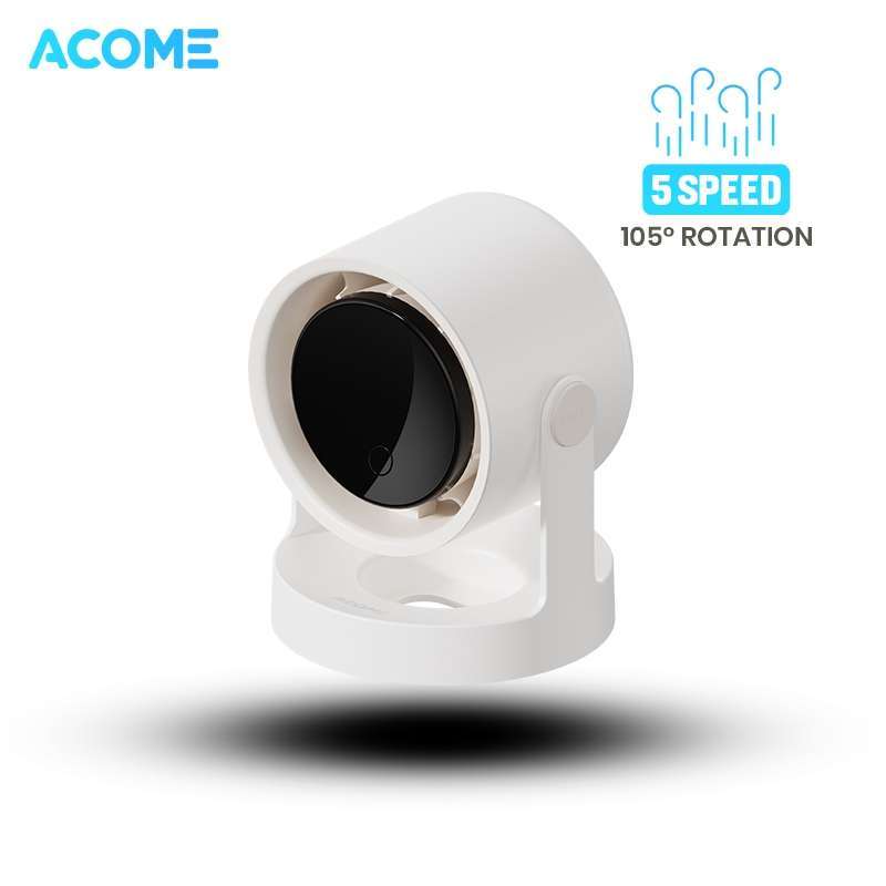 Jual Acome Af001 Portable Mini Fan Desktop Kipas Angin Led Display ...