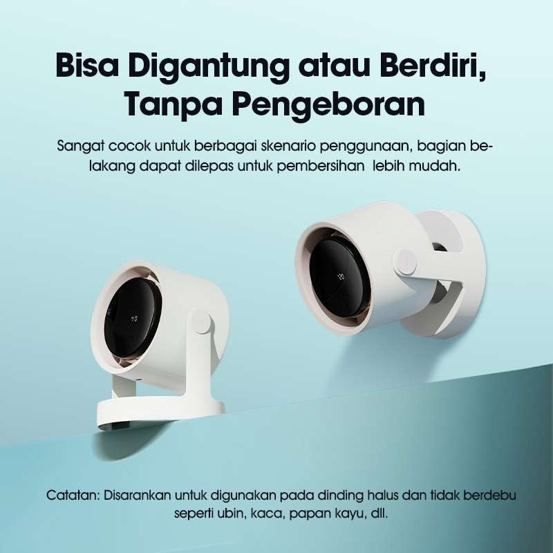 Jual Acome Af001 Portable Mini Fan Desktop Kipas Angin Led Display ...