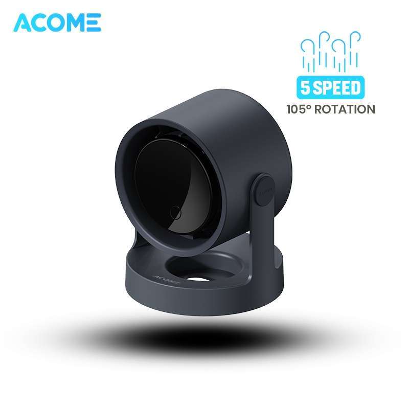 Jual Acome Af001 Portable Mini Fan Desktop Kipas Angin Led Display ...