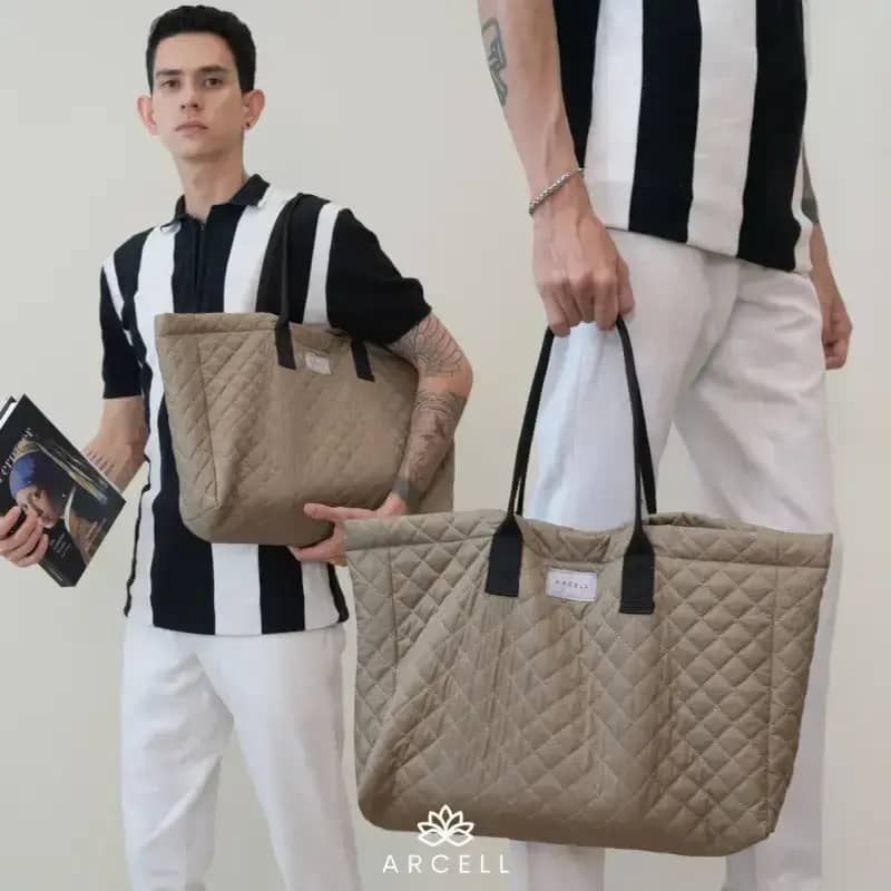 Promo Arcell - Pom Quilting Bag L Tas Shoulder Wanita Diskon 5% Di ...